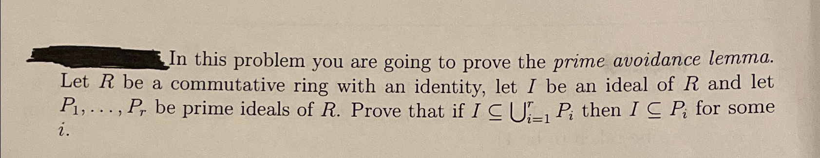 Solved In this problem you are going to prove the prime | Chegg.com