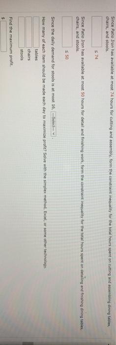 Solved The problem below involves three variables. Solve it | Chegg.com