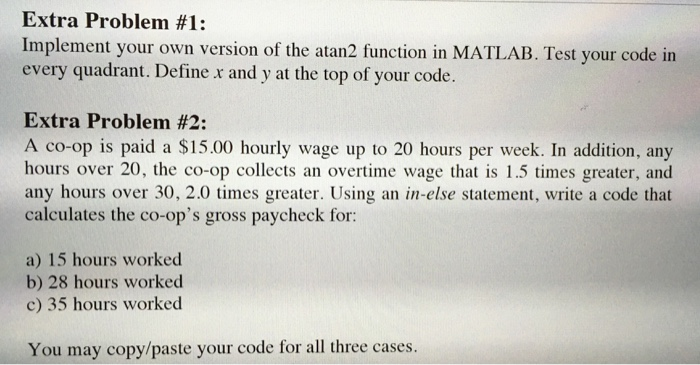 Solved note: do not use the input command. simply define | Chegg.com