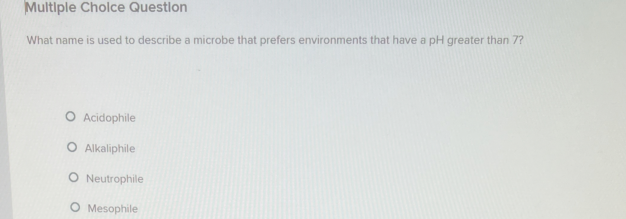 Solved Multiple Cholce QuestlonWhat name is used to describe | Chegg.com