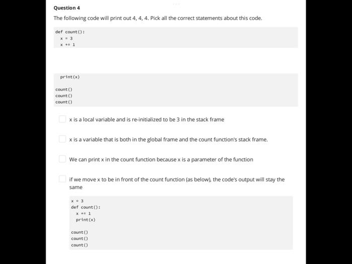 Solved Question 1 What will be printed? chars = "h;e;, ; | Chegg.com