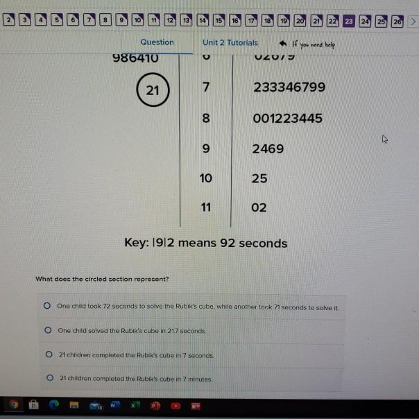 Solved one2123 20 21 23 24 25 26 D 19