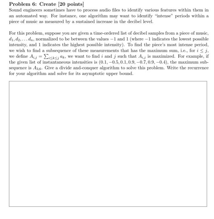 Solved Problem 6: Create [ 20 points] Sound engineers | Chegg.com