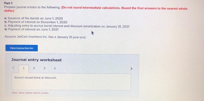 Solved On June 1, 2020, JetCom Inventors Inc issued a | Chegg.com