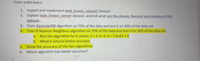 Solved Do only 4 and 5 using jupiter note book. show | Chegg.com