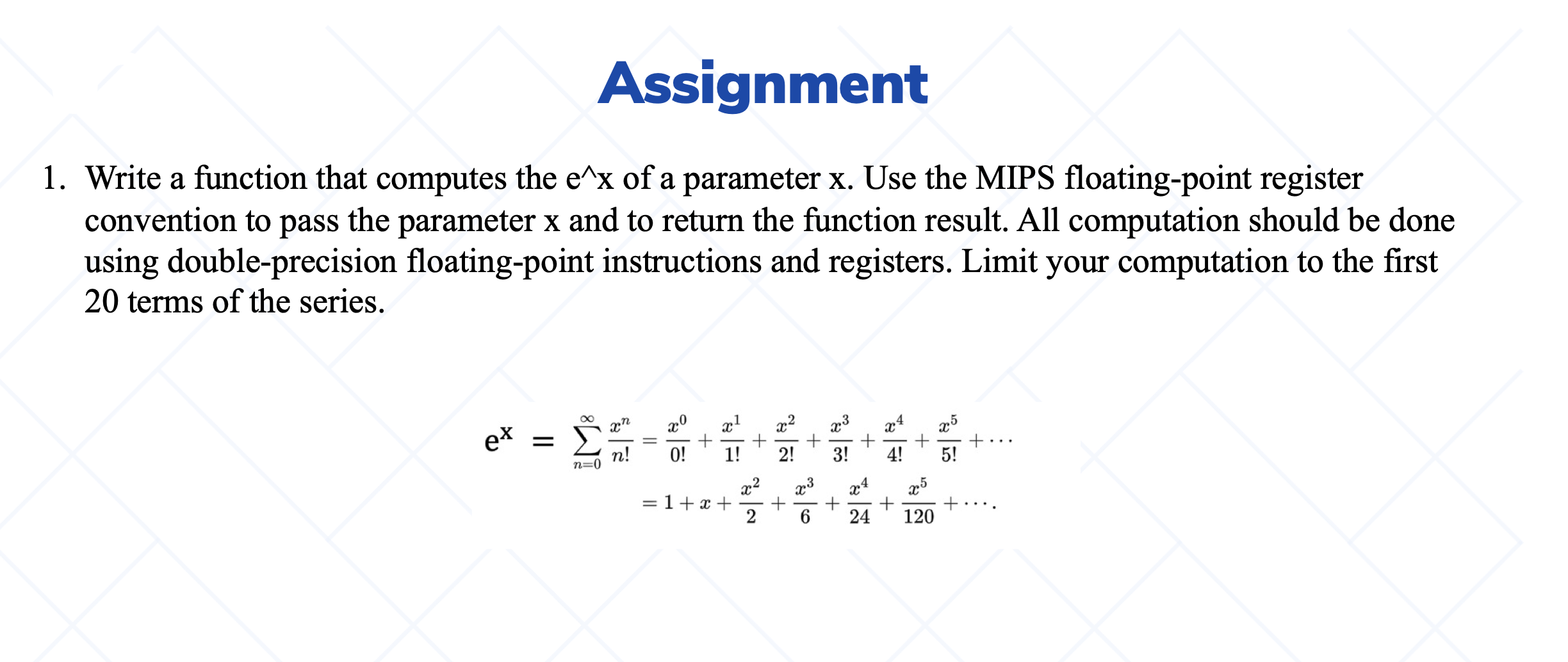 Solved Write an executable MIPS assambly function that | Chegg.com