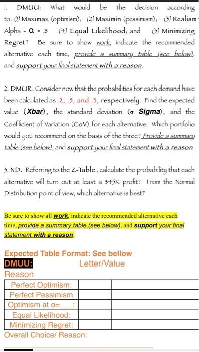 Uncertainty and Risk: A stock market advisory service | Chegg.com