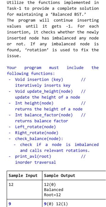 Solved Utilize the functions implemented in Task-1 to | Chegg.com