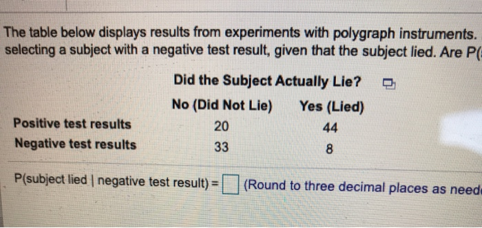Solved the table below displays results from experiments | Chegg.com