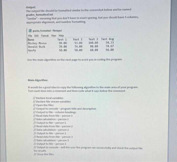 Solved needs to be in c++ | Chegg.com