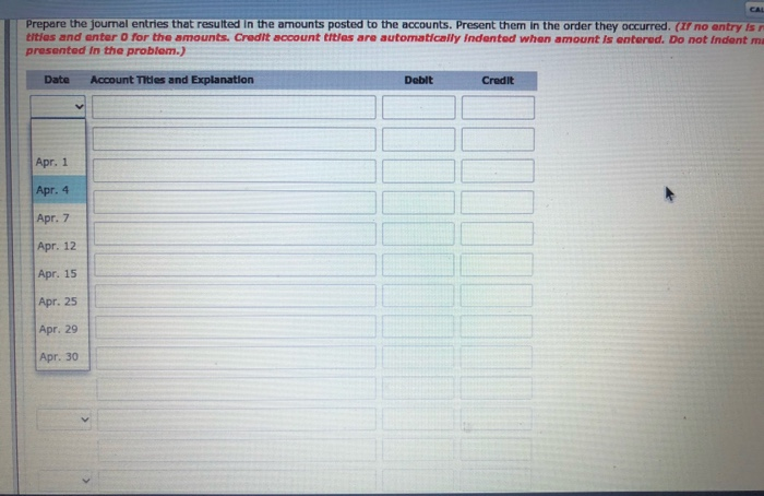 Solved Exercise 3-15 The T-accounts below summarize the | Chegg.com