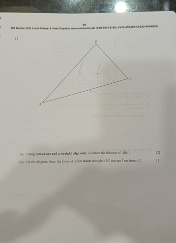 4315 (a) ﻿Using companses and a straight edge only, | Chegg.com