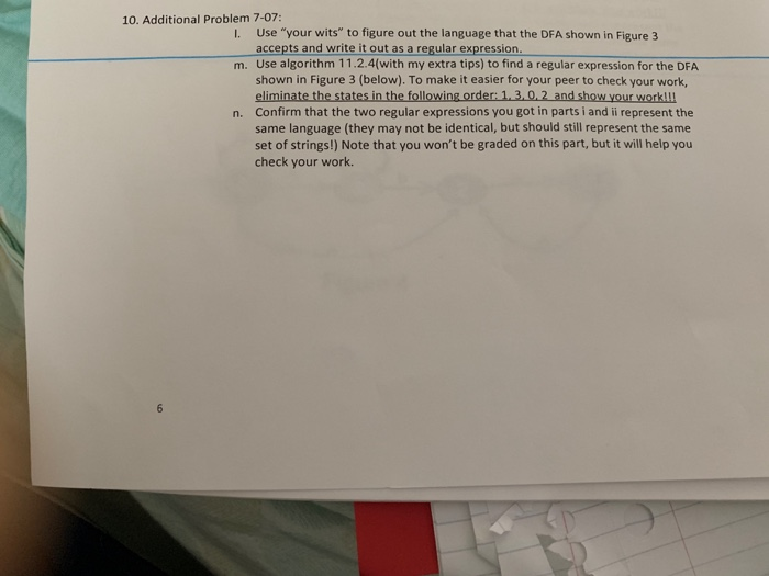 Solved 10. Additional Problem 7-07: Use "your wits" to | Chegg.com