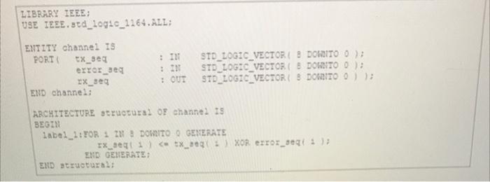 Solved PRE-LAB You are given two VHDL design modules and you | Chegg.com