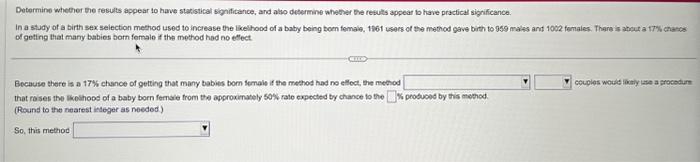 Solved Determine wheher the fesults appear to have | Chegg.com Solved Determine wheher the fesults appear to have | Chegg.com