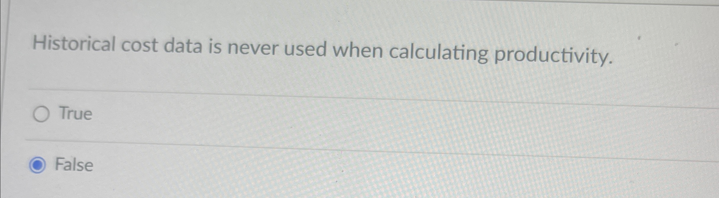 Solved Historical cost data is never used when calculating | Chegg.com
