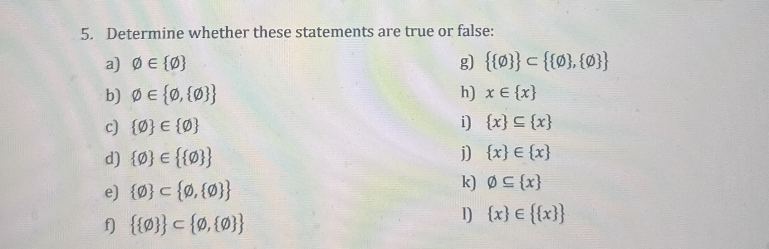 Solved Determine whether these statements are true or | Chegg.com