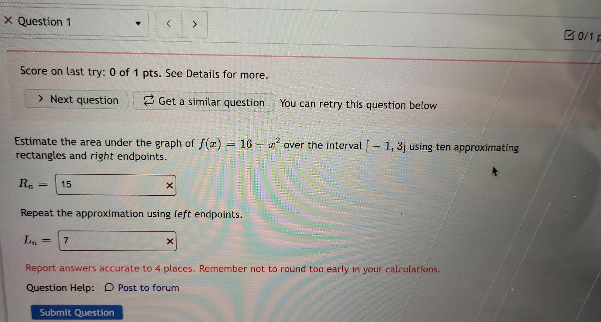 Solved x Question 1 > B0/1 Score on last try: 0 of 1 pts. | Chegg.com Solved x Question 1 > B0/1 Score on last try: 0 of 1 pts. | Chegg.com