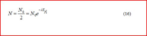Solved N = N0/2 = N0e-lambda T1/2 N = N0e-lambda t T1/2 = | Chegg.com