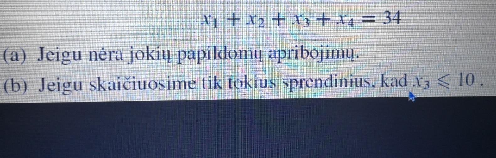 Solved COMBINATORICS How many different positive integer | Chegg.com