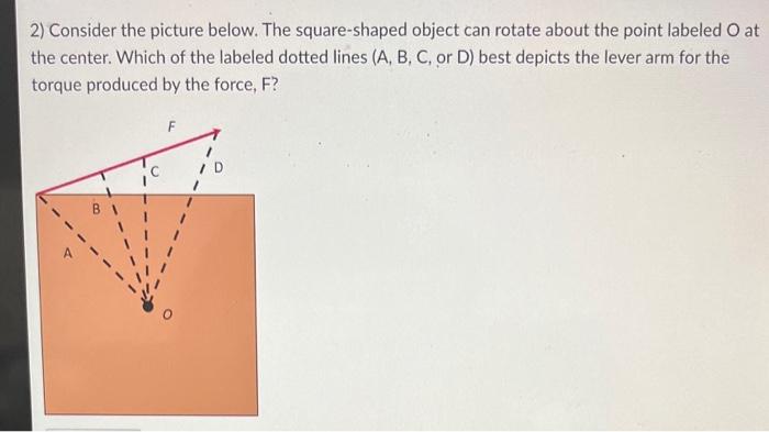 2) Consider the picture below. The square-shaped | Chegg.com