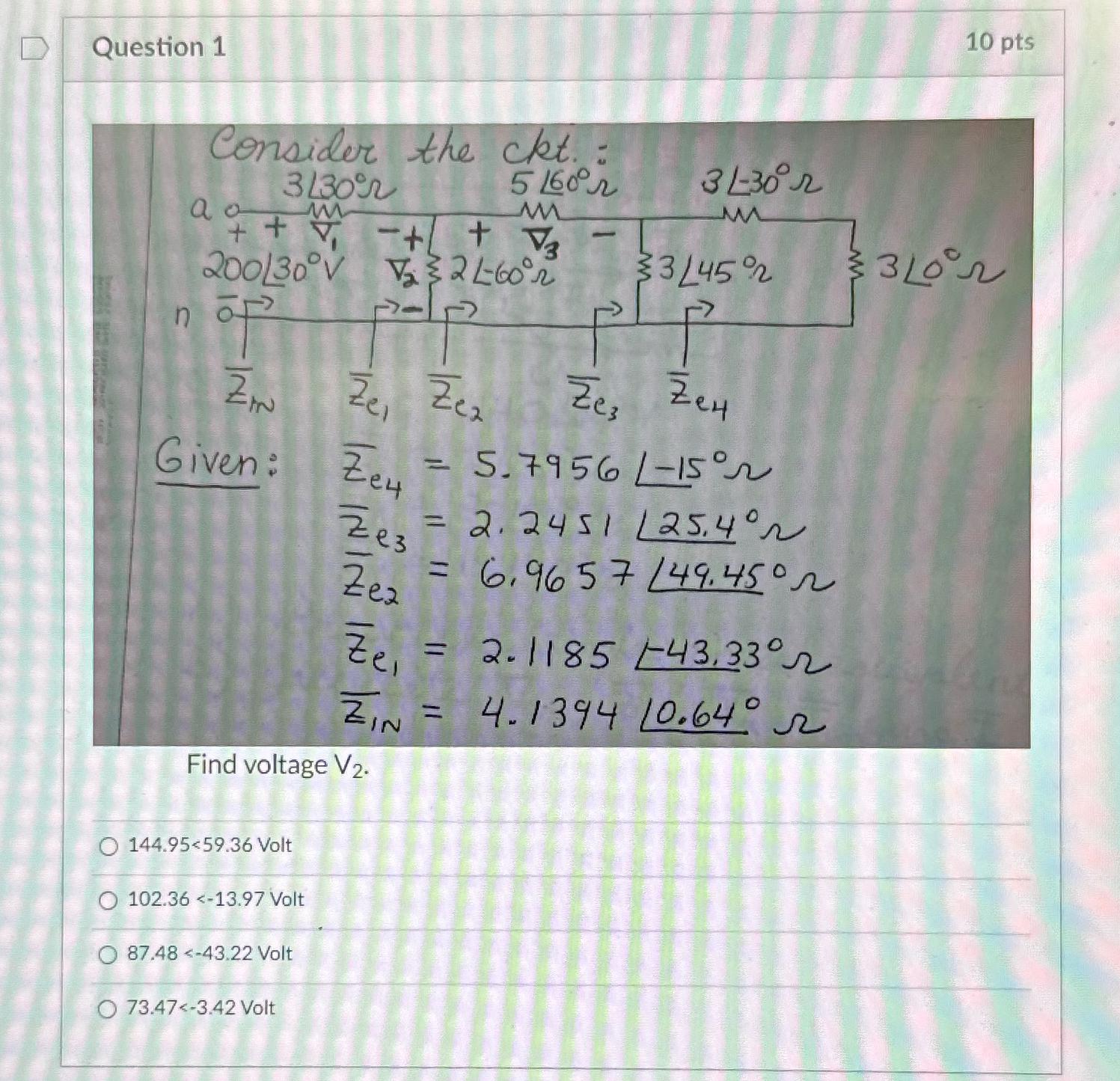 Solved Choose the correct multiple choice option | Chegg.com
