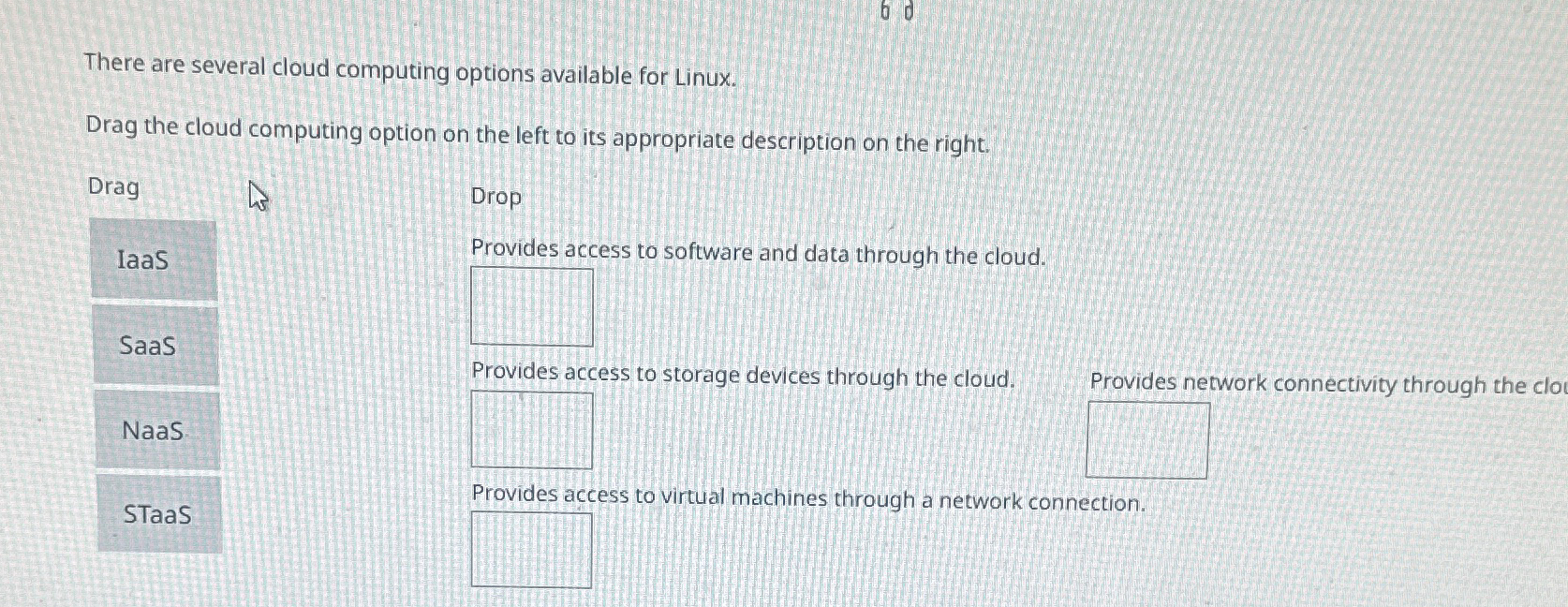 There are several cloud computing options available | Chegg.com