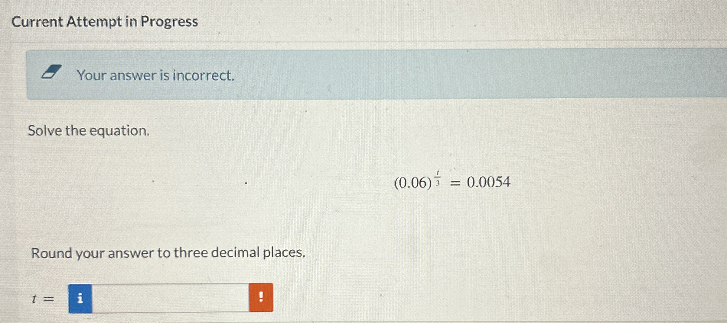 Solved by an EXPERT Current Attempt in ProgressσYour answer is | Chegg.com