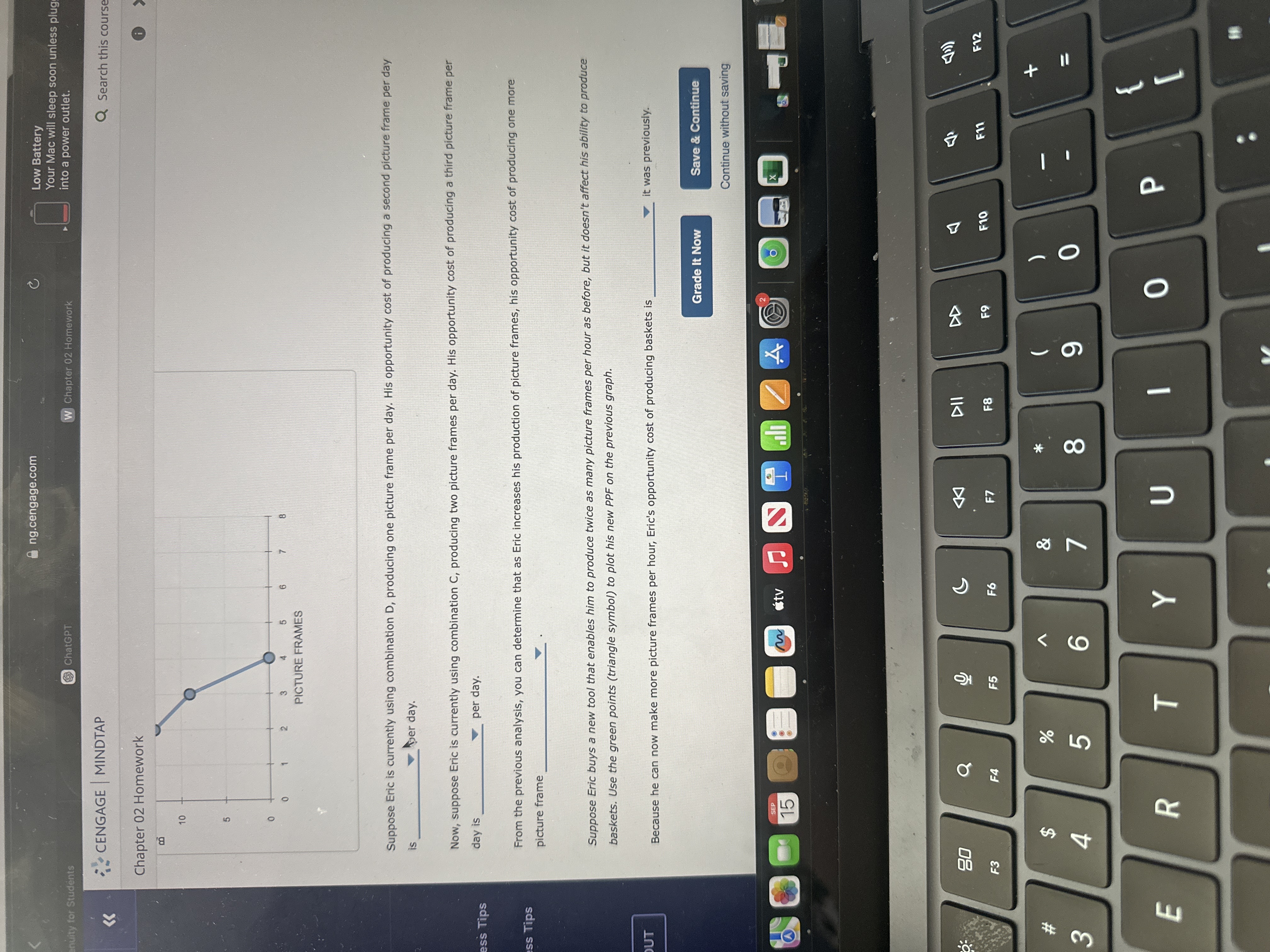 Solved Suppose Eric is currently using combination D, | Chegg.com