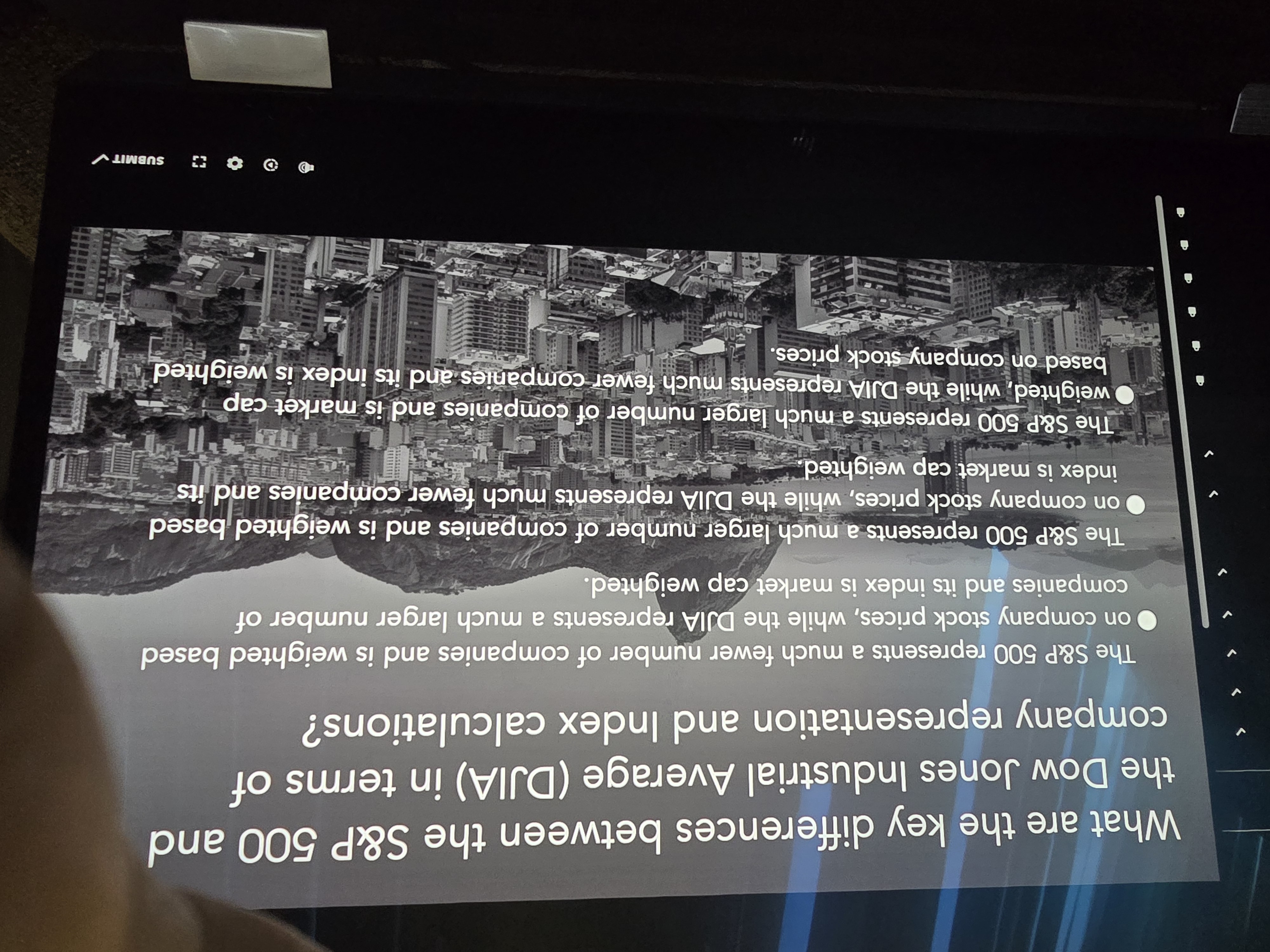 Solved What are the key differences between the S\&P 500 | Chegg.com