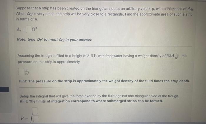 Solved A water trough 15ft long has ends shaped like | Chegg.com