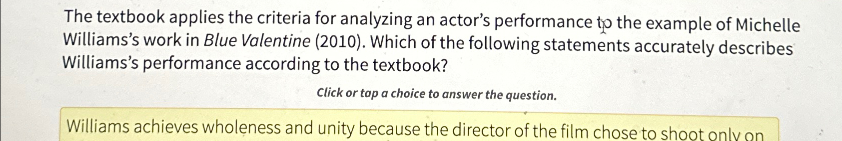 The textbook applies the criteria for analyzing an | Chegg.com