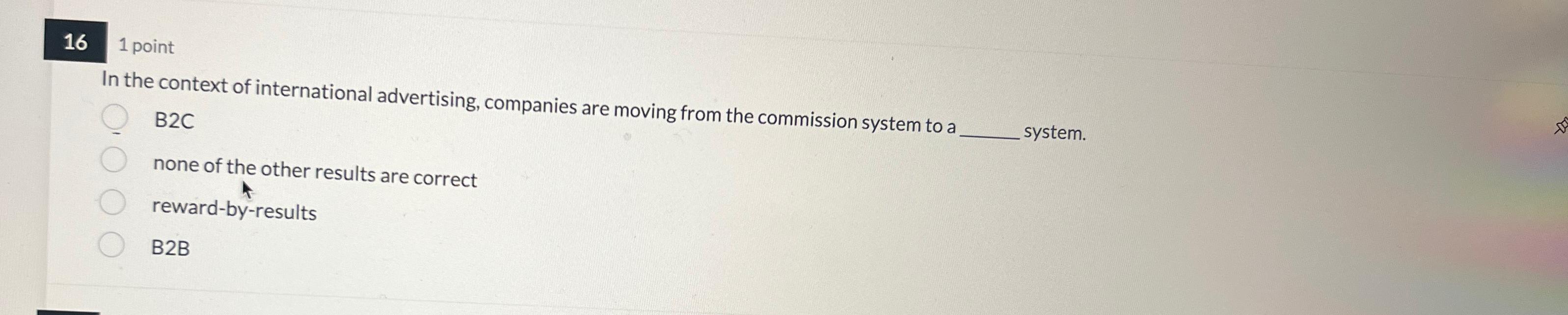 Solved 161 ﻿pointIn the context of international | Chegg.com