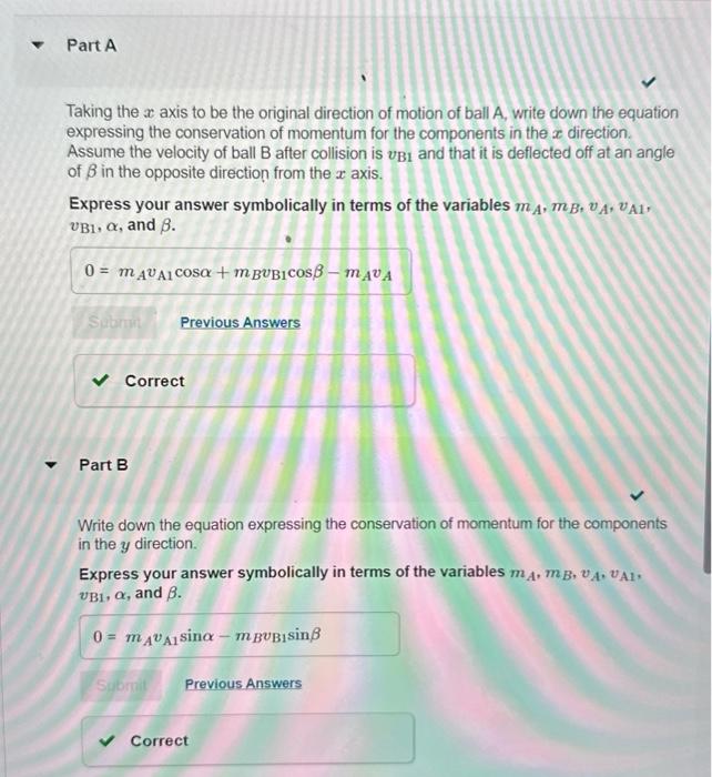 Solved Taking the x axis to be the original direction of | Chegg.com