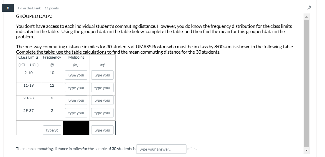Solved GROUPED DATA:You don't have access to each individual | Chegg.com