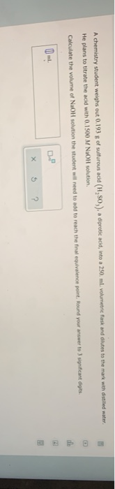 Solved A chemist must dilute 19.2 mL of 7.63 M aqueous | Chegg.com