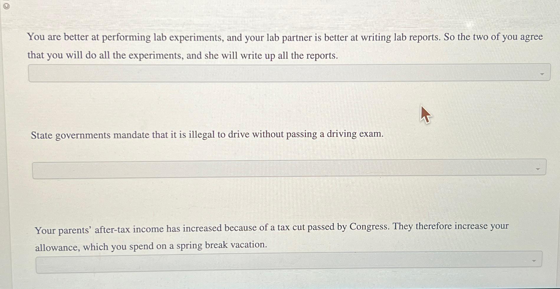 Solved You are better at performing lab experiments, and | Chegg.com
