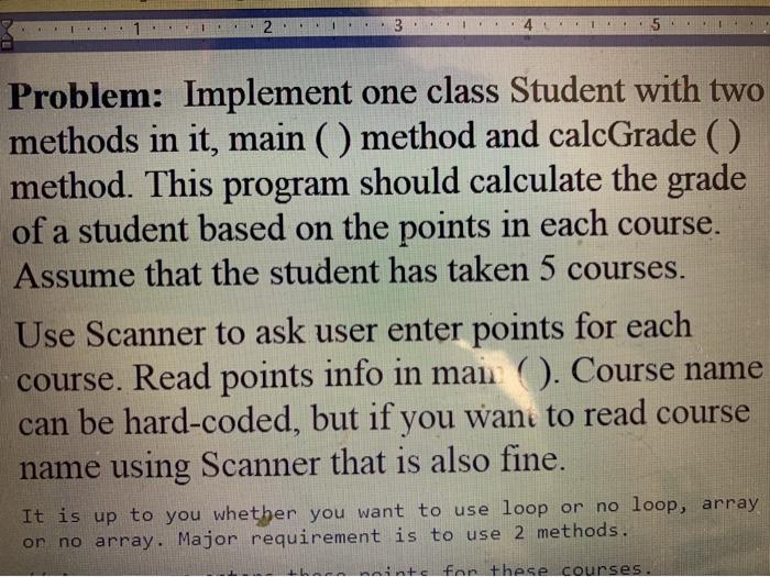 Solved 2 Problem: Implement one class Student with two | Chegg.com