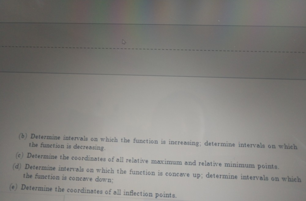 Solved (b) Determine intervals on which the function is | Chegg.com Solved (b) Determine intervals on which the function is | Chegg.com