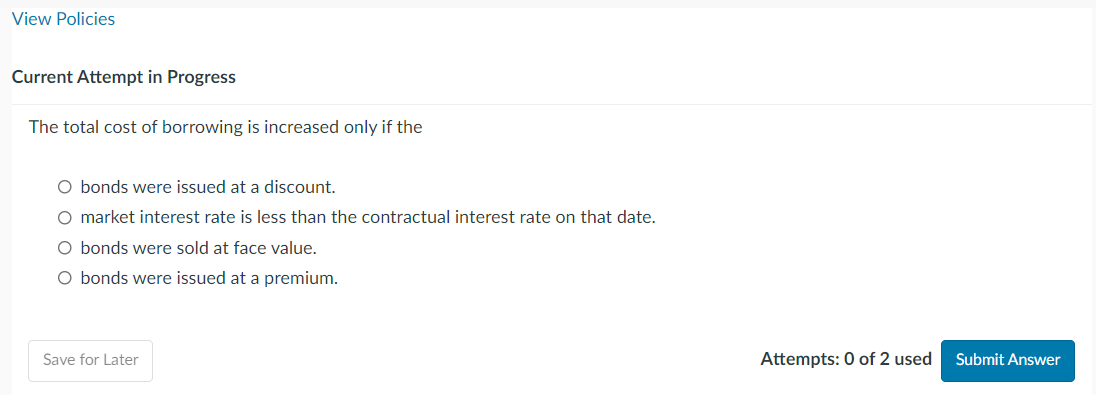 Solved View PoliciesCurrent Attempt in ProgressThe total | Chegg.com