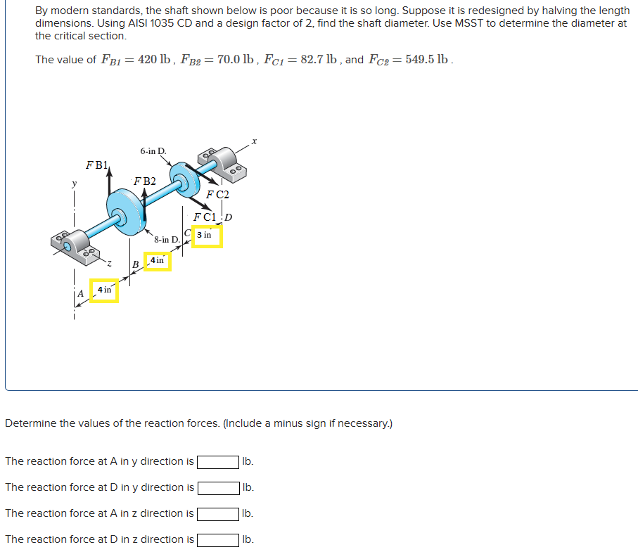 Solved By modern standards, the shaft shown below is poor | Chegg.com