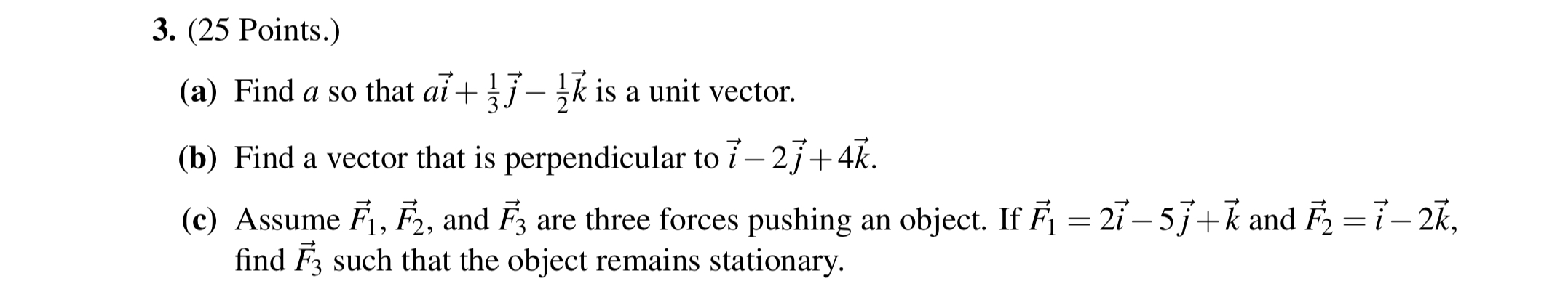 Solved (25 ﻿Points.)(a) ﻿Find a ﻿so that | Chegg.com