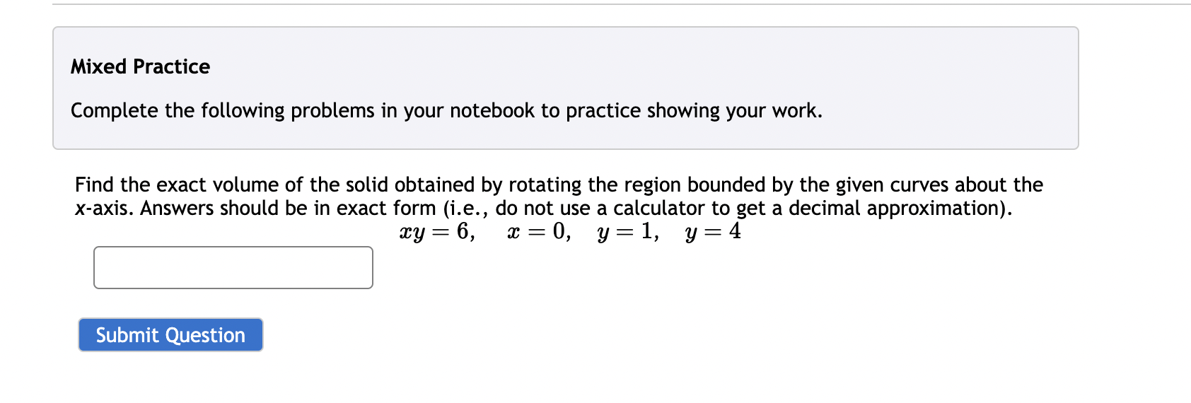 Solved Mixed PracticeComplete the following problems in your | Chegg.com