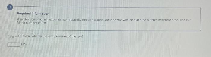 Solved Required informotion A perfect gas (not ais) expanos | Chegg.com