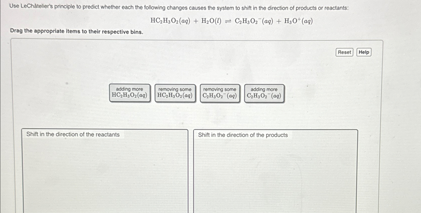 Solved Use LeChâtelier's principle to predict whether each | Chegg.com