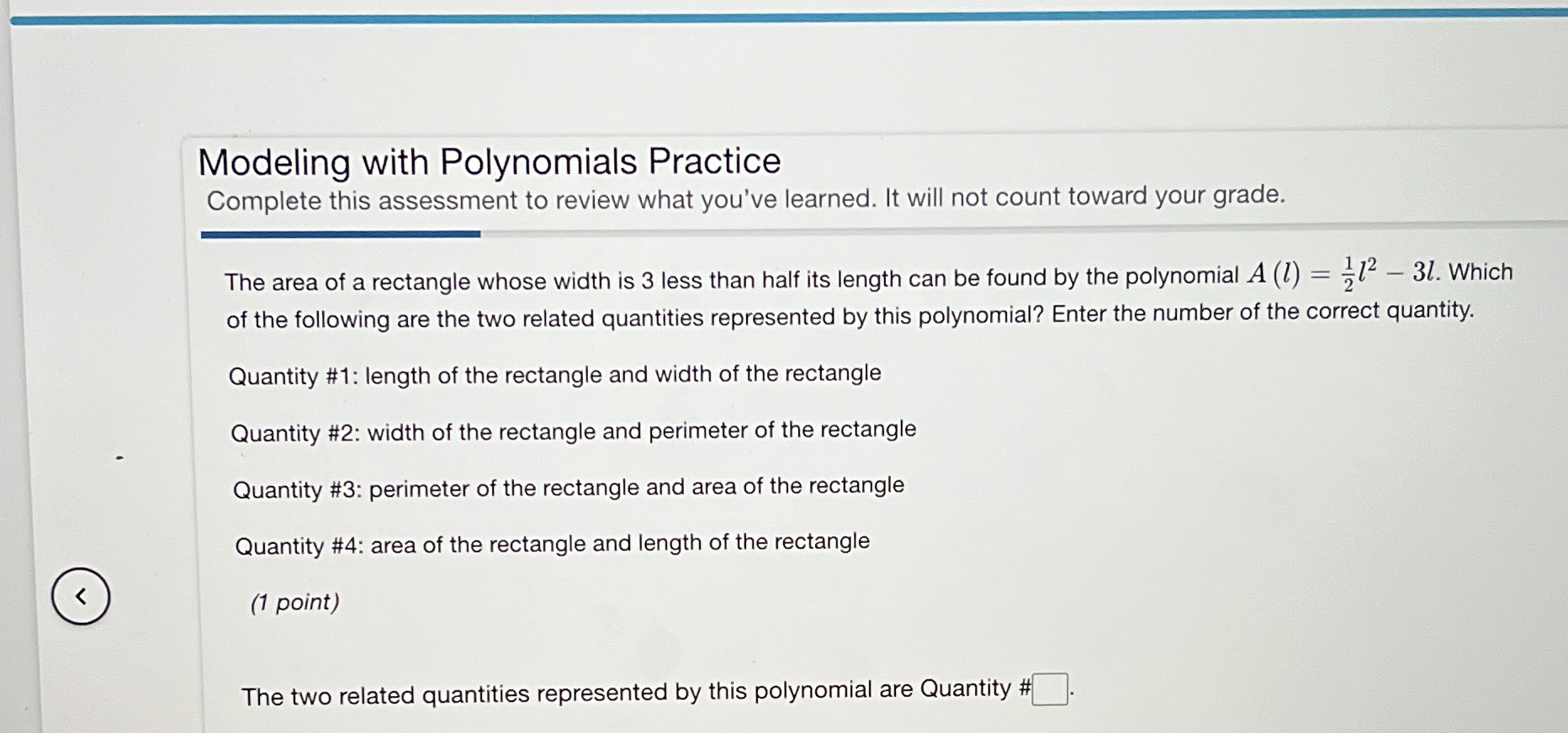 Solved Modeling with Polynomials PracticeComplete this | Chegg.com