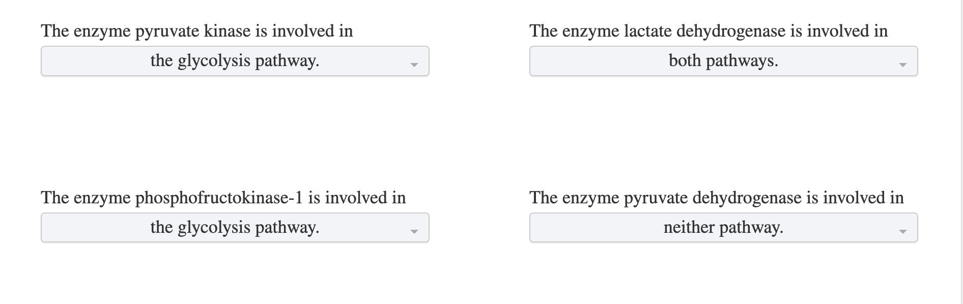 Solved The enzyme pyruvate kinase is involved inthe | Chegg.com