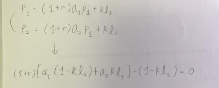 Solved In two equations p1 and p2, p1 and p2 should be | Chegg.com