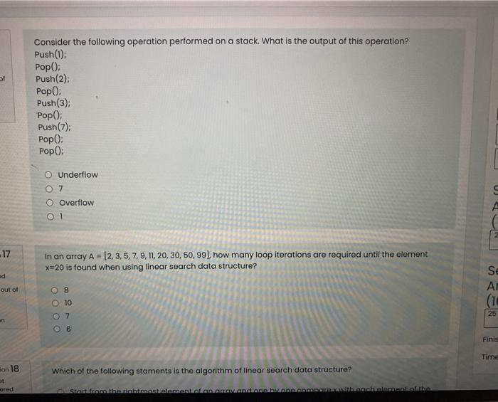 Solved st Consider the following operation performed on a | Chegg.com