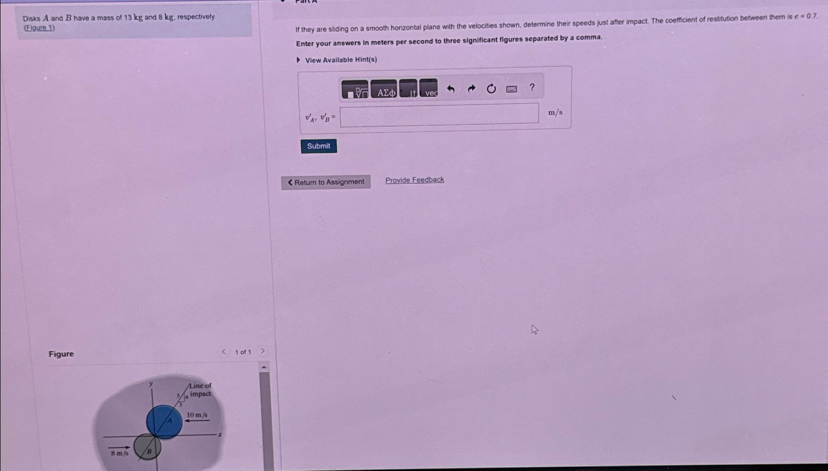 Solved Disks A and B ﻿have a mass of 13kg ﻿and 8kg, | Chegg.com